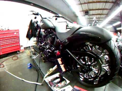 Harley Davidson San Jose - Steves Fat Boy Low custom build - YouTube