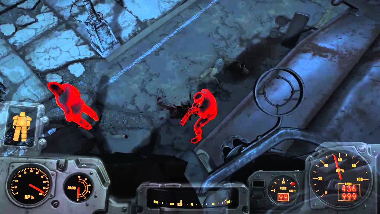 Fallout 4 minigun Ashmaker fun - YouTube