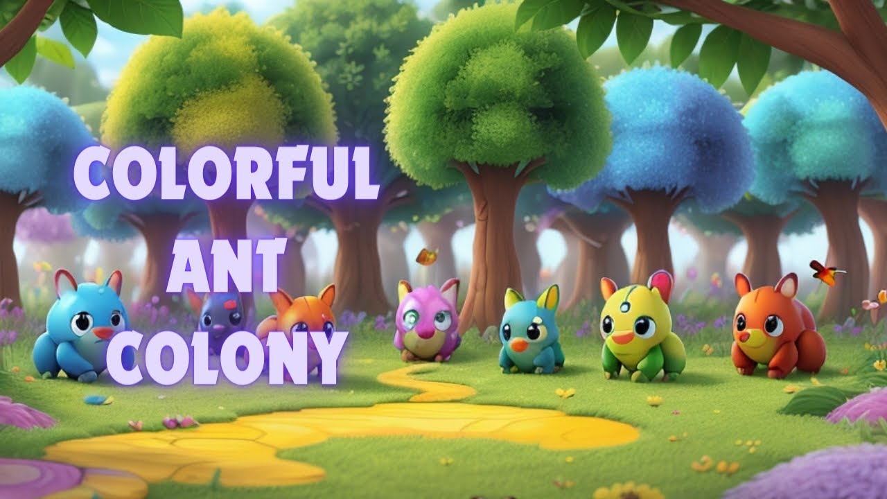 Rainbow Ant Colony: A Tale of Unity and Cosmic Wonders - YouTube