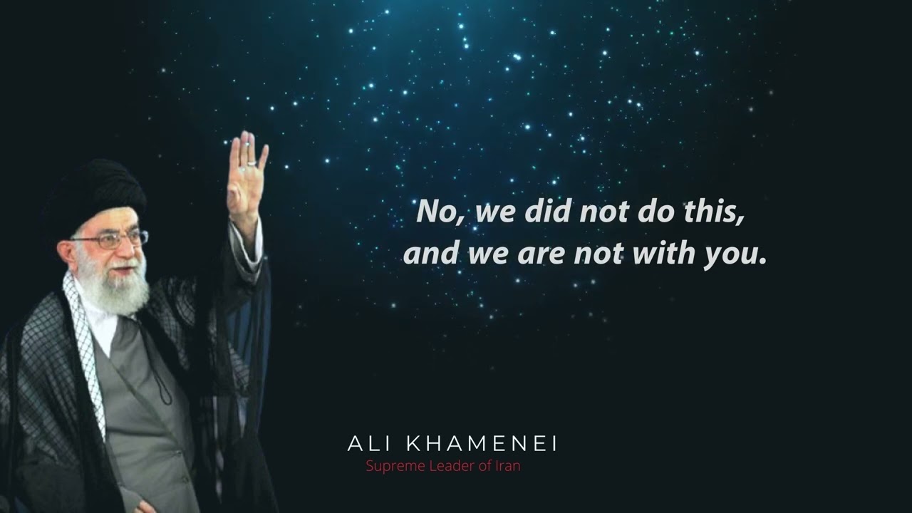 22 Quotes by Supreme Leader of Iran, Ali Khamenei - YouTube