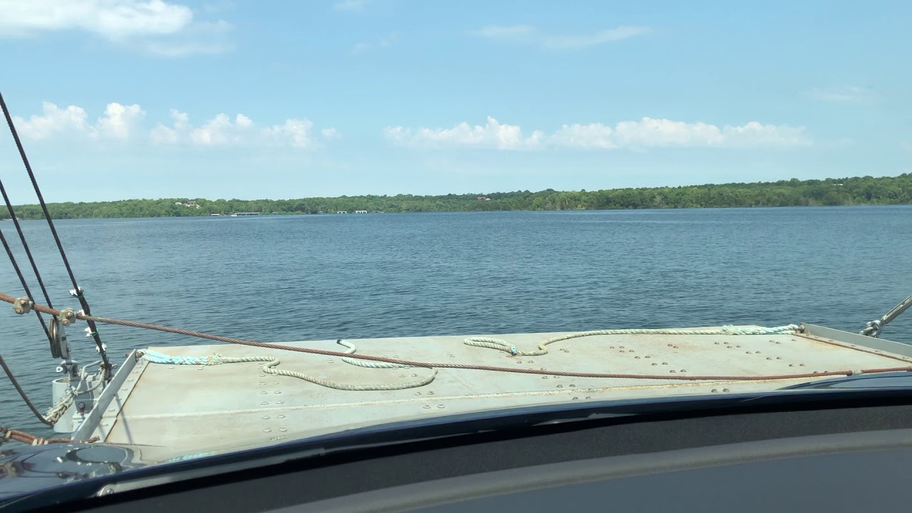 Crossing Bull Shoals Lake on the Peel Ferry - YouTube