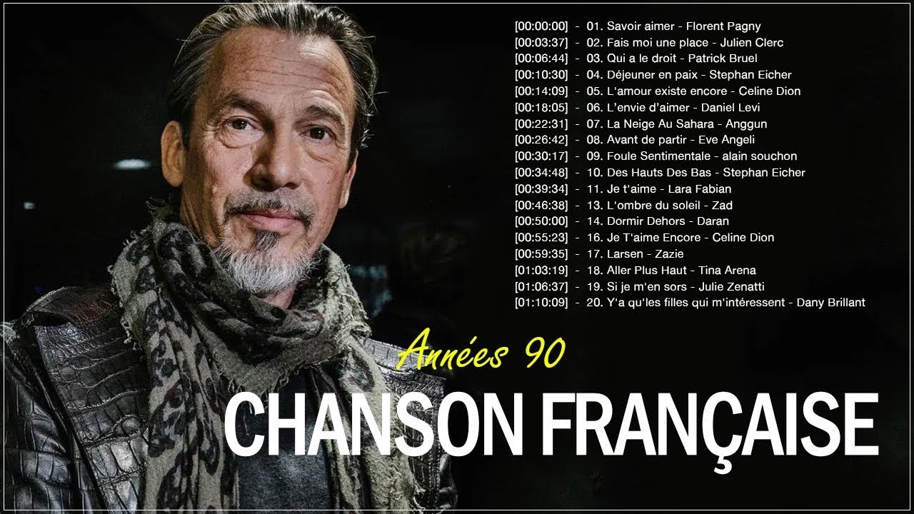 Chanson Française Année 90 Les 30 Plus Belles Musique Françaises Année ...