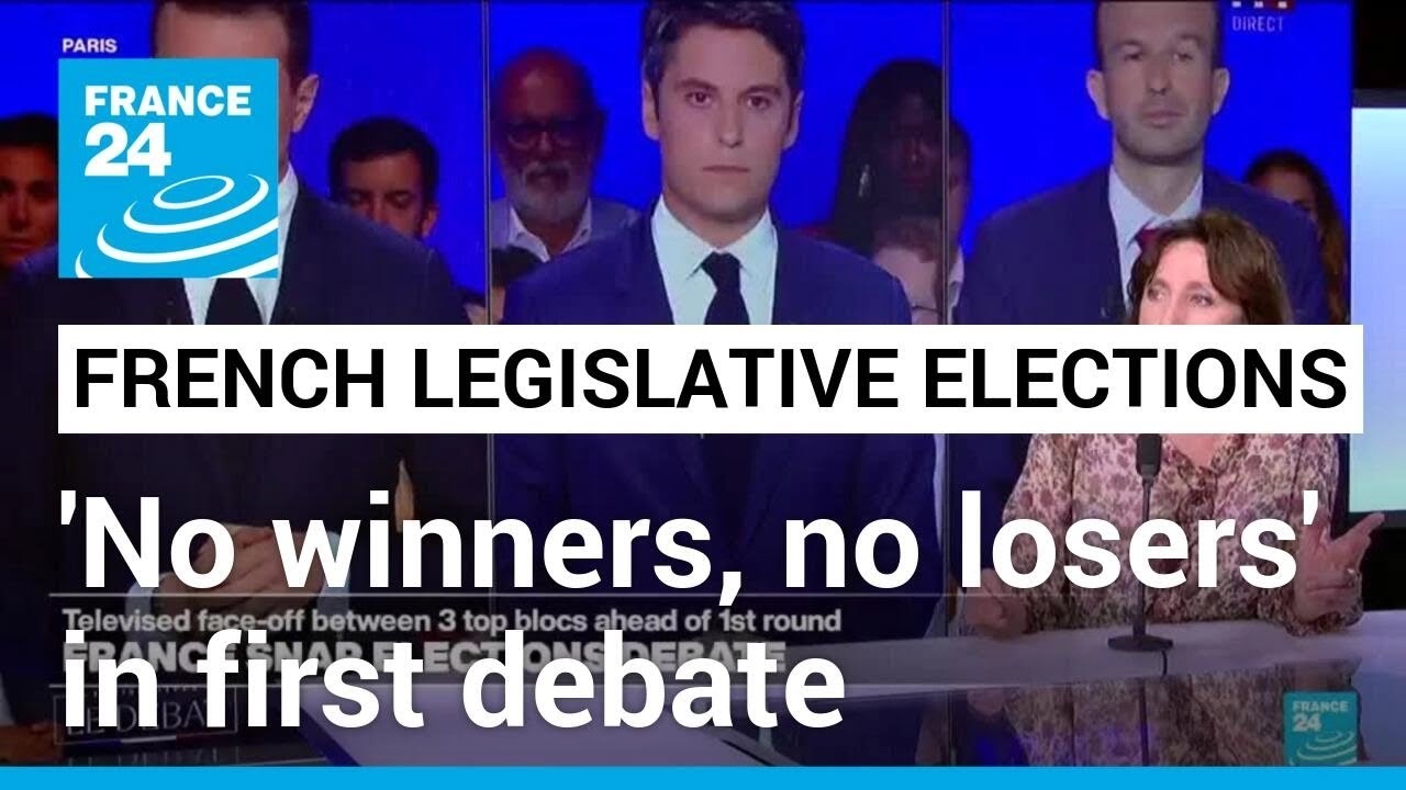 No winners, no losers in first French legislative debate, but plenty of ...