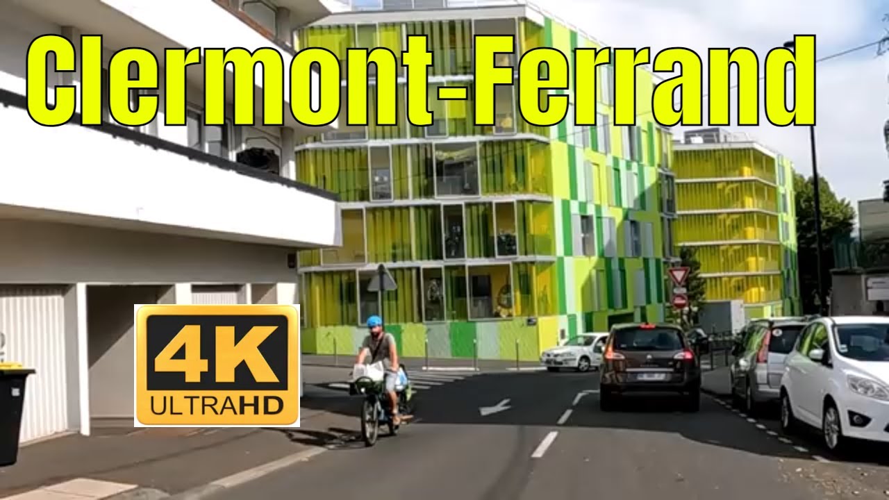 Clermont-Ferrand 4k - Driving- French region - YouTube