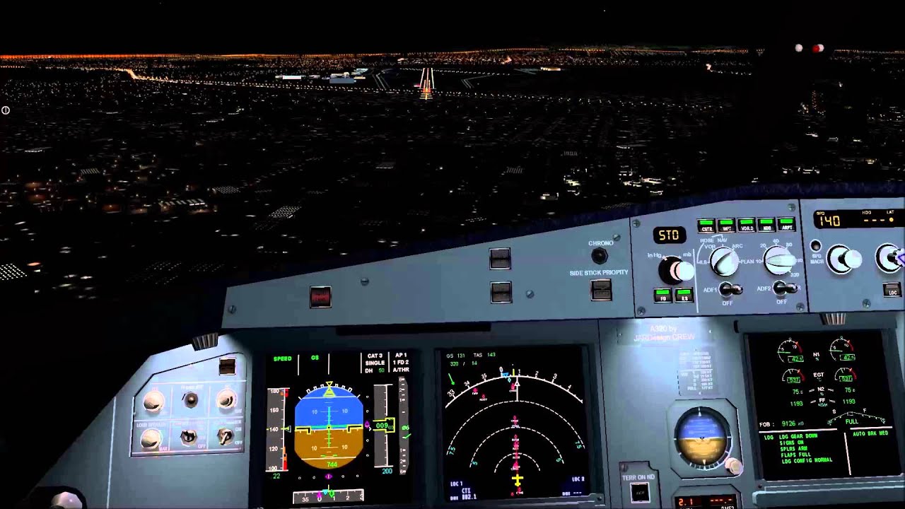 A320 ILS Landing Cape Town - YouTube