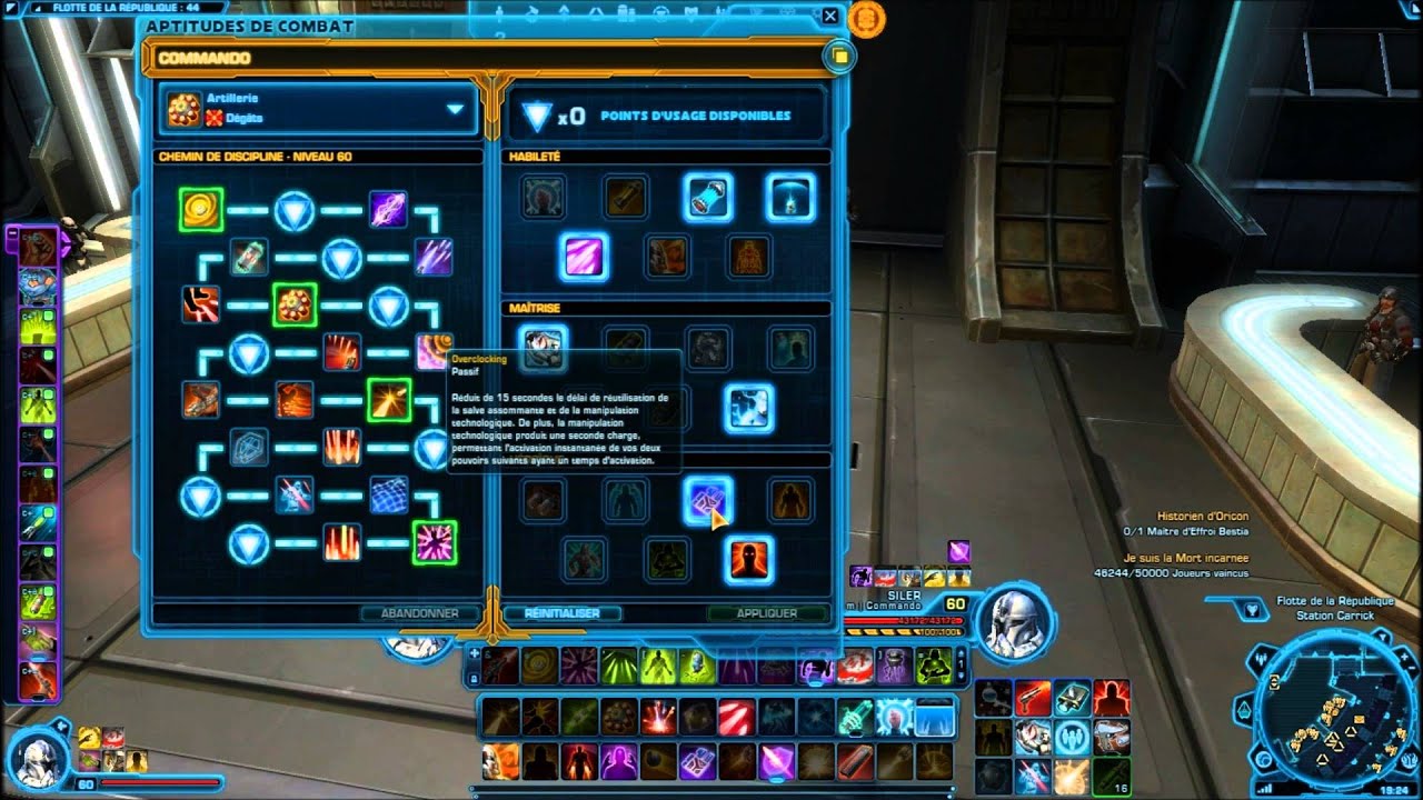 Swtor : l'équipement Jce du commando spé Artillerie ( Fr HD ) - YouTube