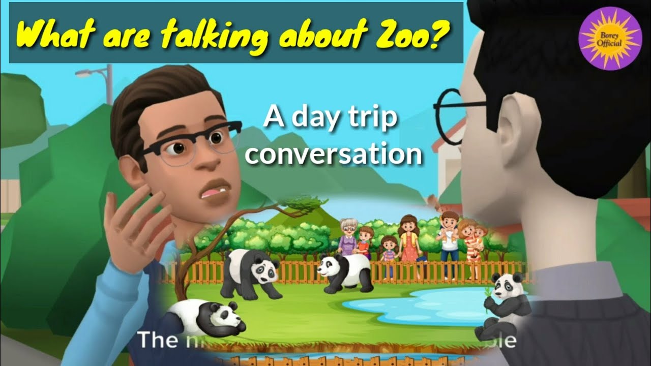 To the Zoo? A day trip conversation in English with subtitles - YouTube