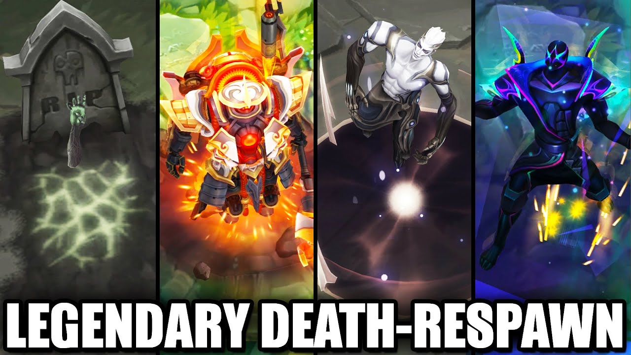 All Legendary Skins Death & Respawn Animations (League of Legends ...