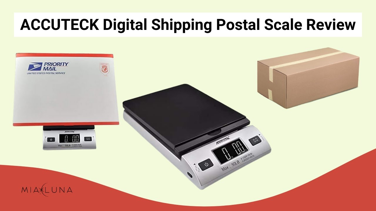ACCUTECK W-8250-50bs Digital Shipping Postal Scale Review - My ...