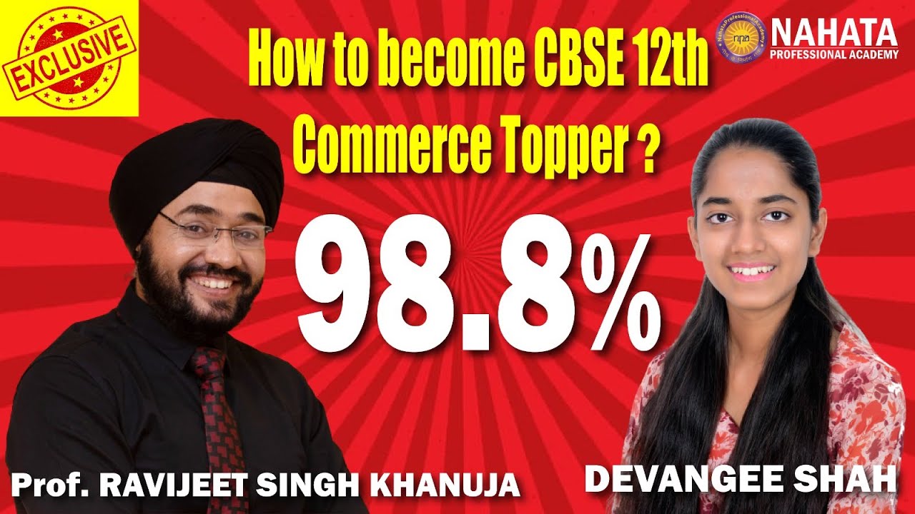 How to become CBSE 12th Commerce Topper | Exclusive interview with 2023 ...
