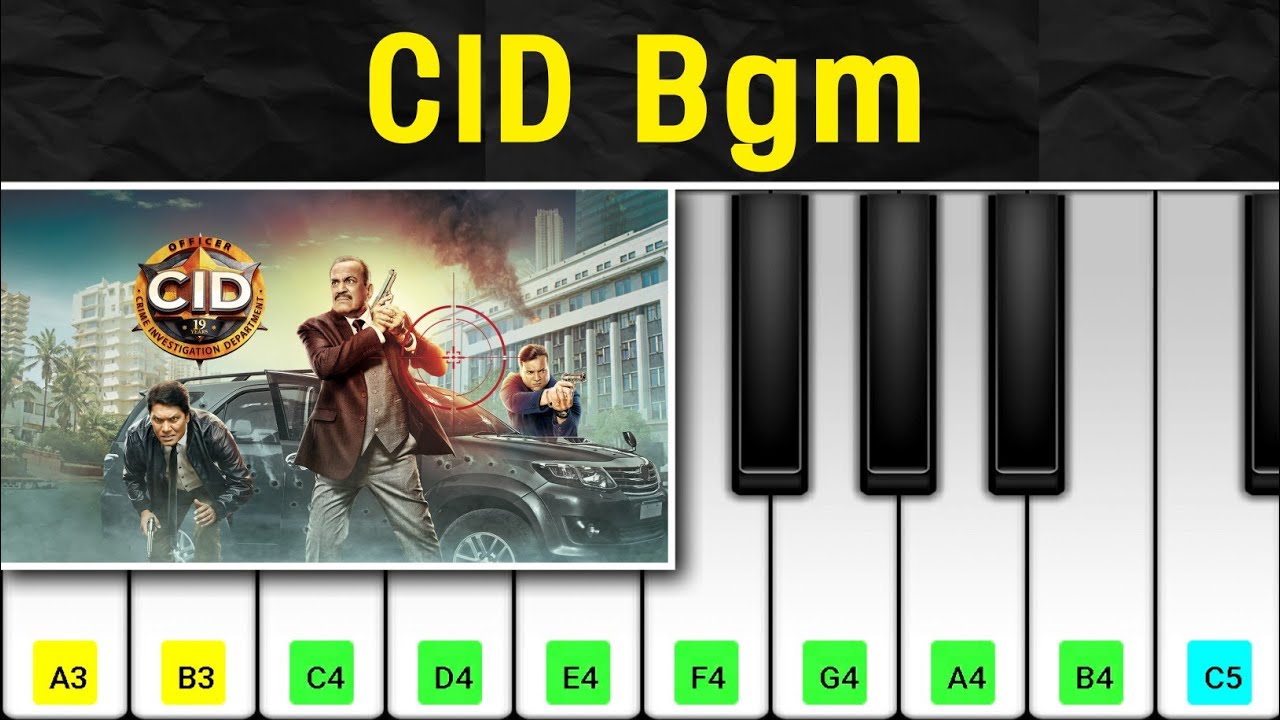 CID Bgm Piano Tutorial | CID | Easy Mobile Piano Tutorial - YouTube
