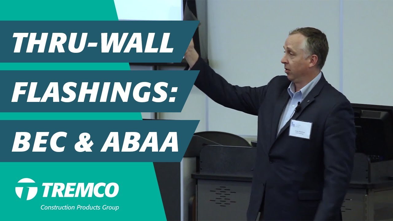 Thru-Wall Flashings: BEC Cleveland and ABAA Symposium - YouTube
