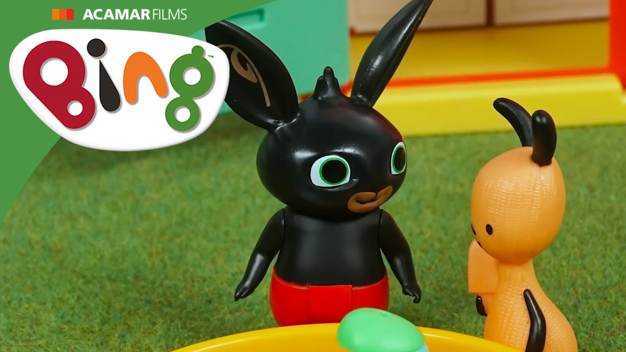 Bing and Flop find a frog! | Toy Stop Motion | Bing's Playhouse - YouTube