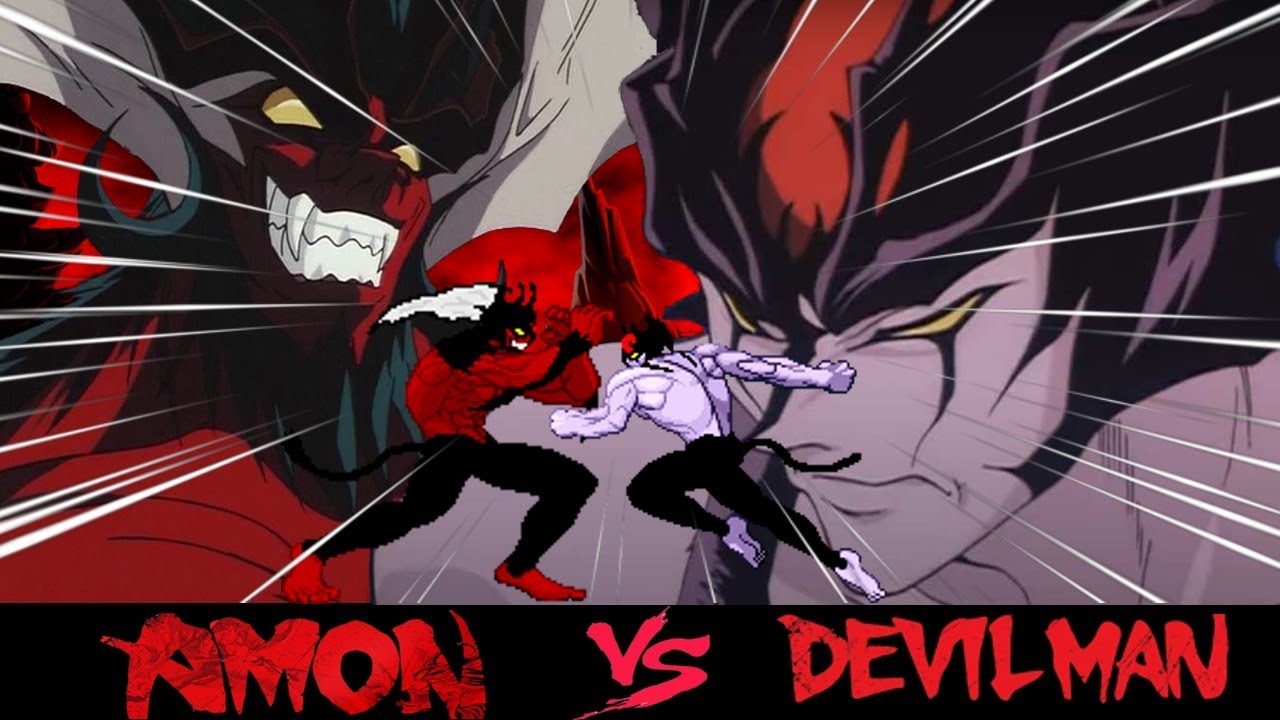 Amon vs Devilman in MUGEN - YouTube
