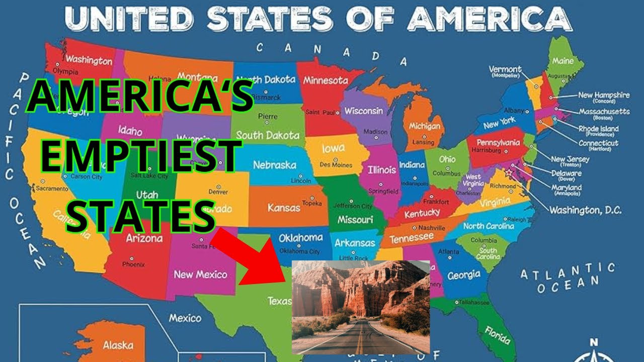 Why NOBODY Lives in these 9 EMPTY States - YouTube
