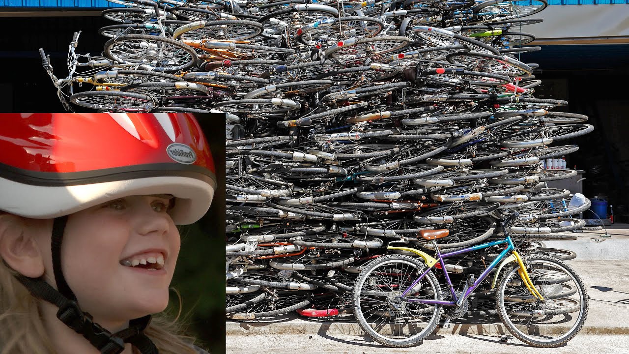 Free Bicycles for Needy Kids - YouTube