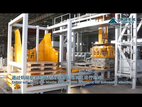 automatic block cuber,brick cube system - YouTube