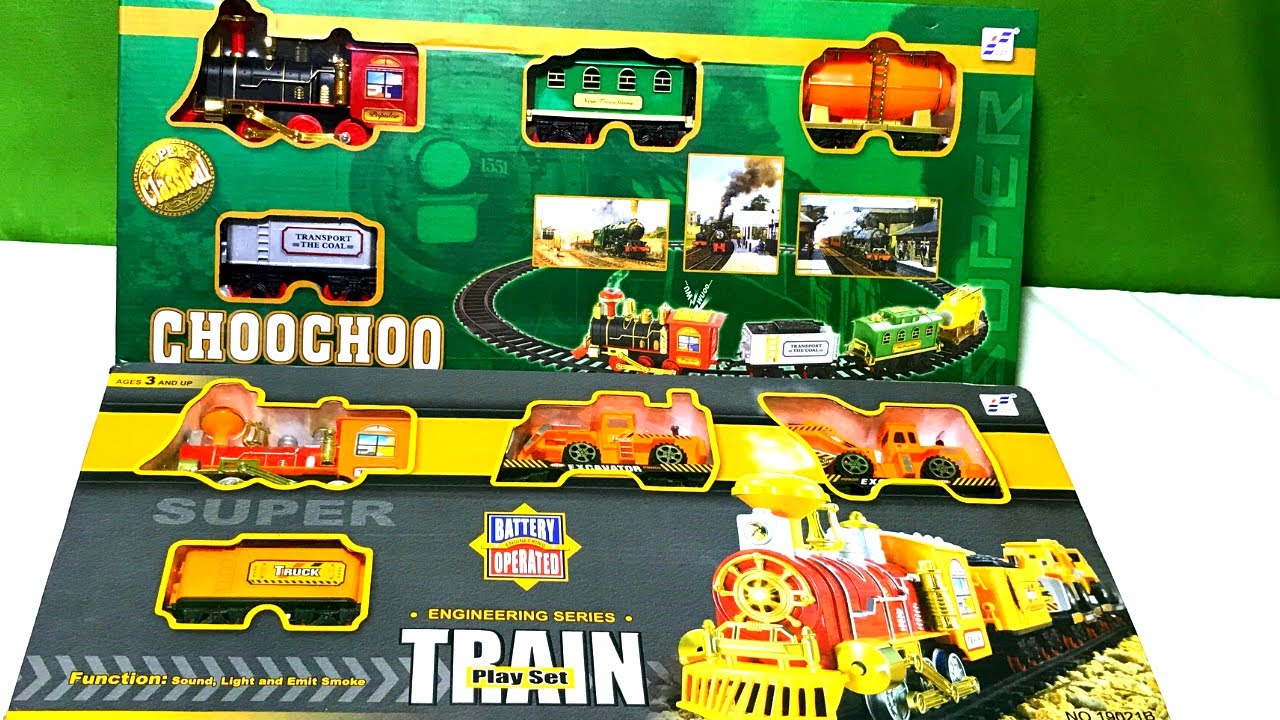 TOY TRAIN COLLECTION 2023 ,CHOOCHOO TRAIN ,STEAM TRAIN SET II TOK TOK TV - YouTube