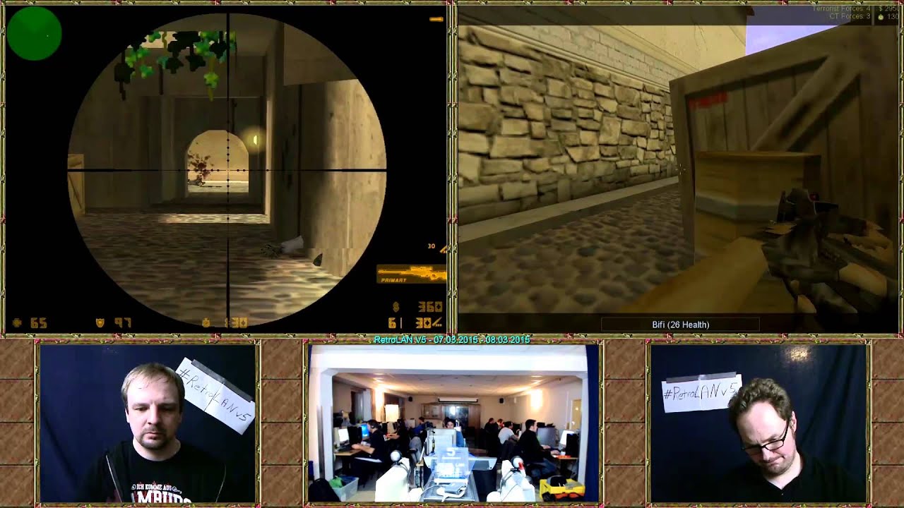 Retro LAN v5 - Counter-Strike 1.5 cs_italy - YouTube