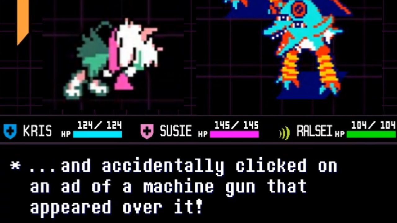 Ralsei Buys a Machine Gun - YouTube