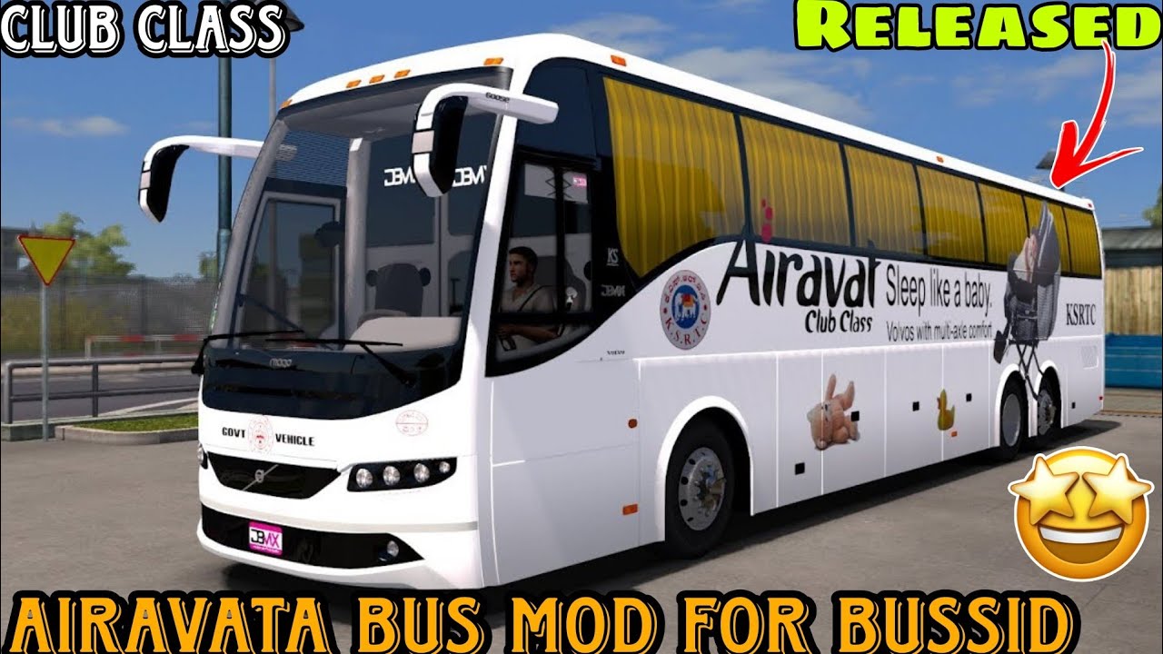 ️New KSRTC Airavata Club Class Bus Mod Released🔥 For Bussid |#bussidmod ...