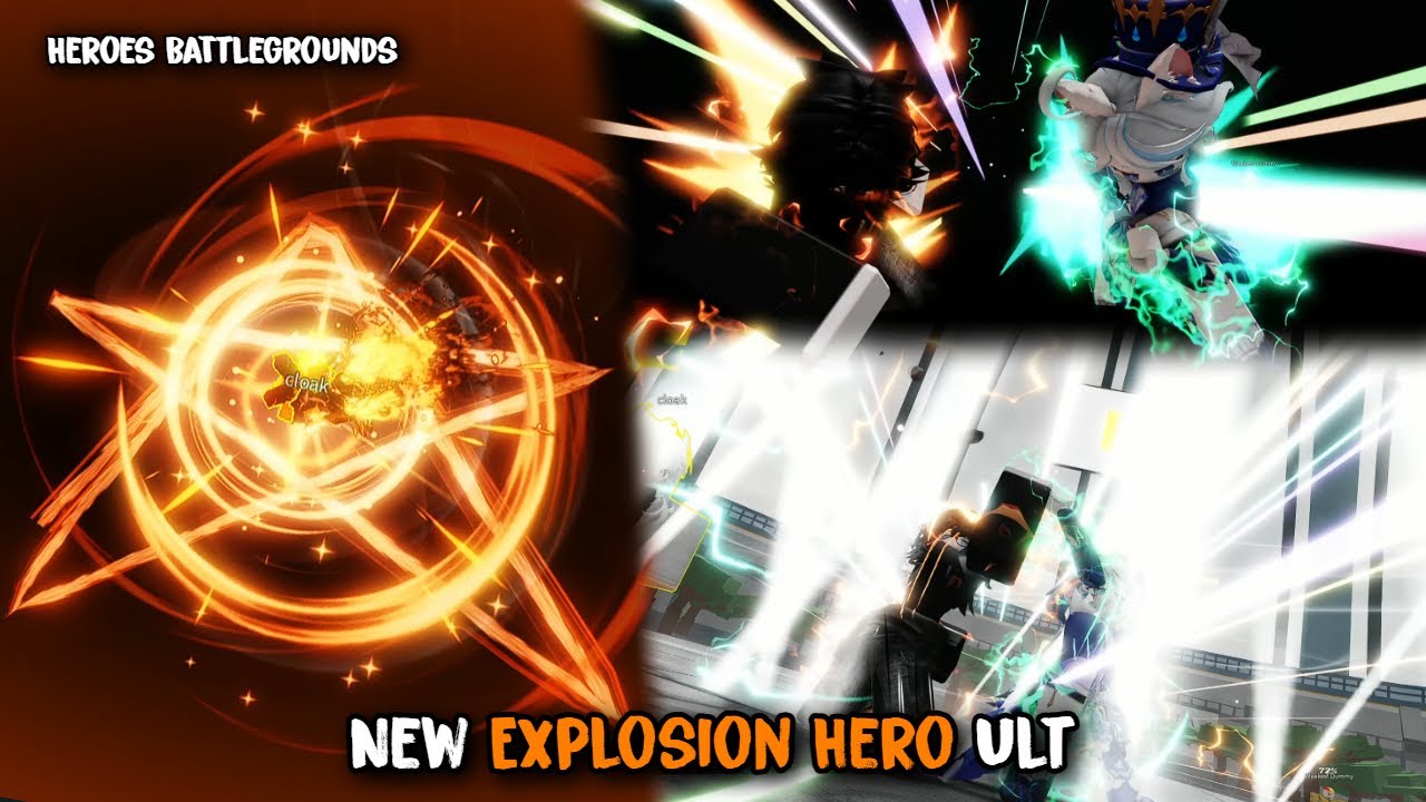 New Explosion Hero Skill - Full Ult Showcase | Heroes Battlegrounds ...