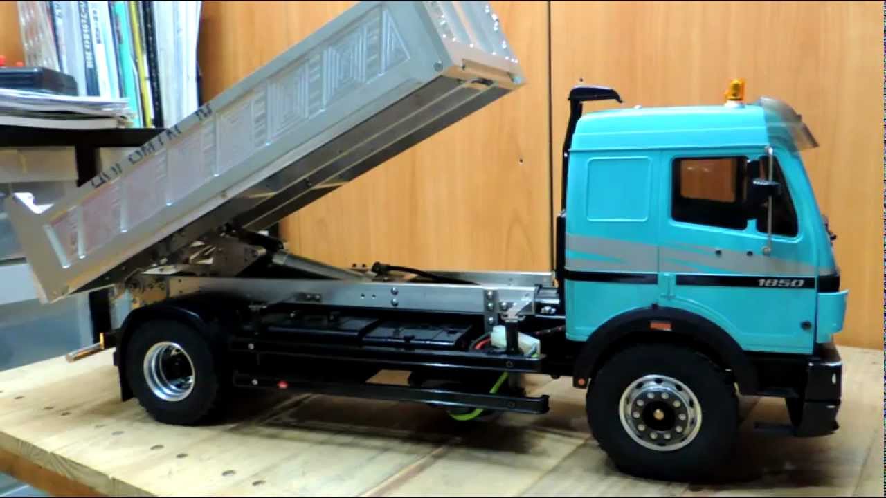 TAMIYA 1850 後斗舉升結構進化版 x x 缸 - YouTube