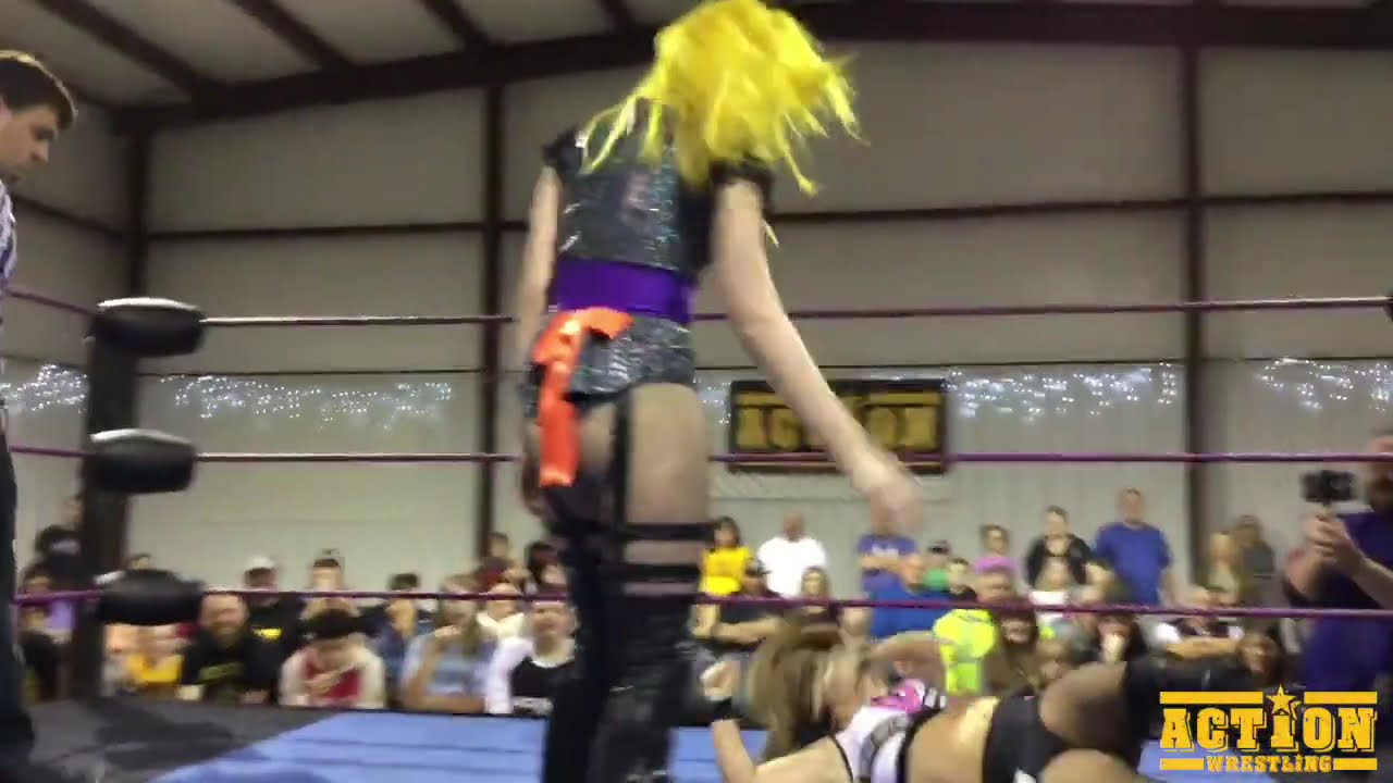 FREE MATCH! Dani Jordyn vs Aspyn Rose from ACTION Wrestling - YouTube