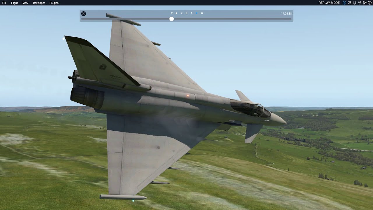 Eurofighter Typhoon Low Level through Yorkshire Dales & M6 Pass/Tebay ...