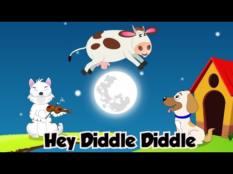 Hey Diddle Diddle|Nursery Rhymes|Kids Rhymes|English Rhymes|Kids Songs ...