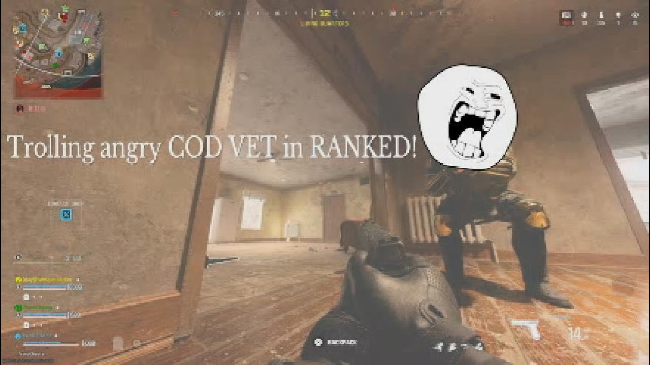 Trolling angry "COD VETERAN" in RANKED GONE WRONG I Modern Warfare 3 ...