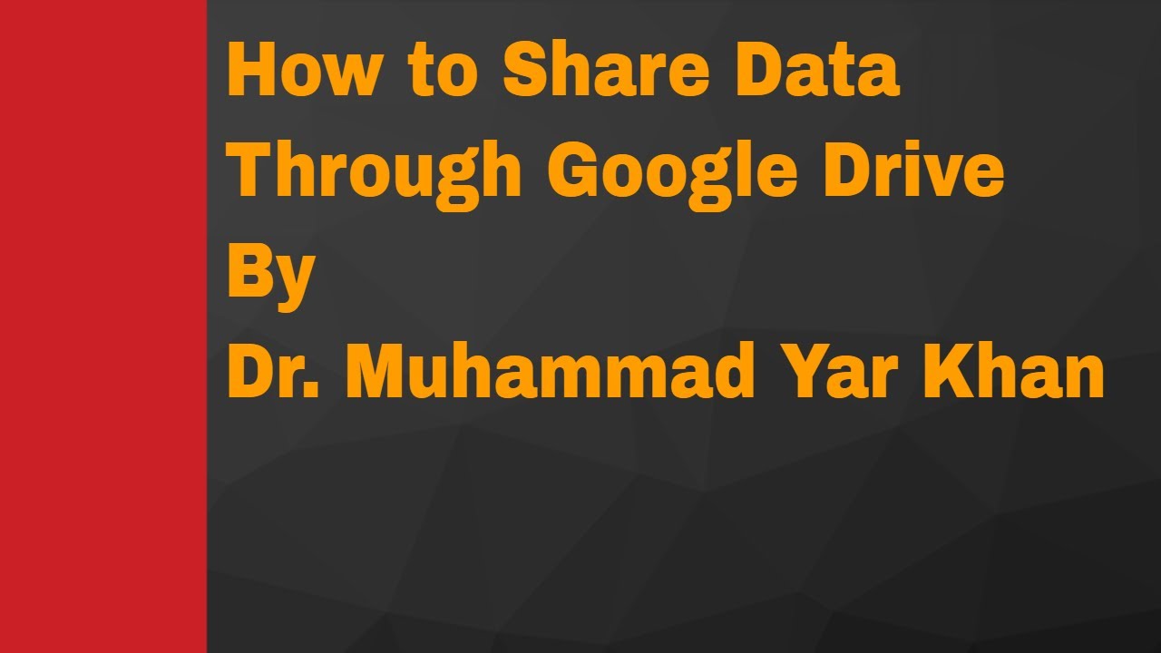 How to create google drive | how to share data with google drive ...