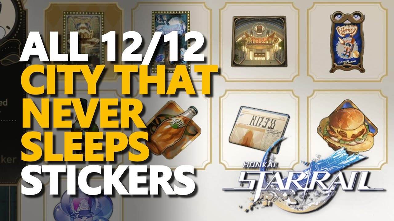 All 14 Dreamtour Handbook City That Never Sleeps Sticker Collection ...