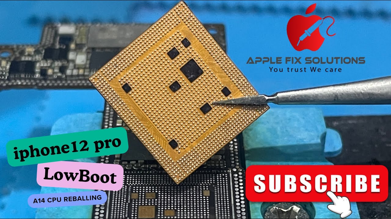 iPhone 12 Pro No Power Repair | Low Boot | A14 CPU Rebal - YouTube