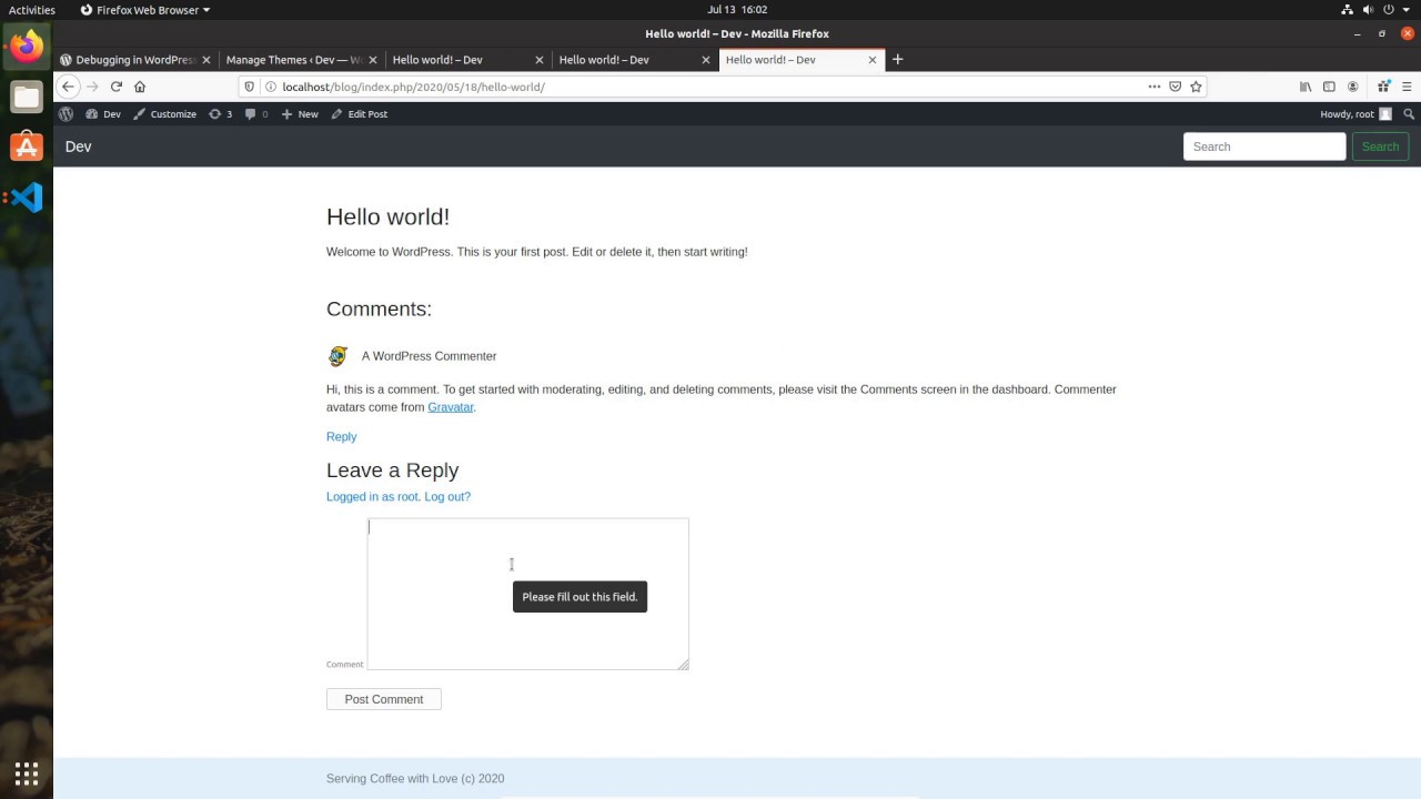 Wordpress comments component customization - YouTube