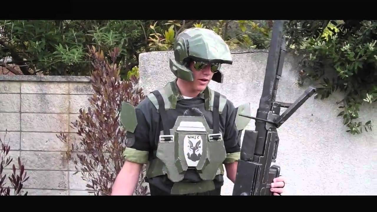 How to make a Halo 3 ODST Sniper rifle Final part 8 live action - YouTube