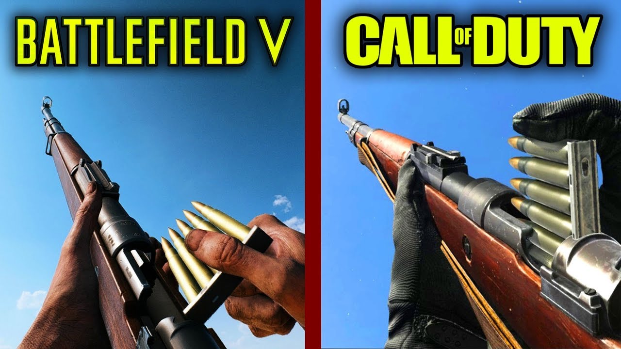 BATTLEFIELD 5 vs COD Modern Warfare 2019 - Weapon Comparison - YouTube
