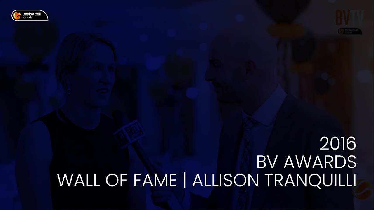 2015 Basketball Victoria Wall of Fame | Allison Tranquilli - YouTube