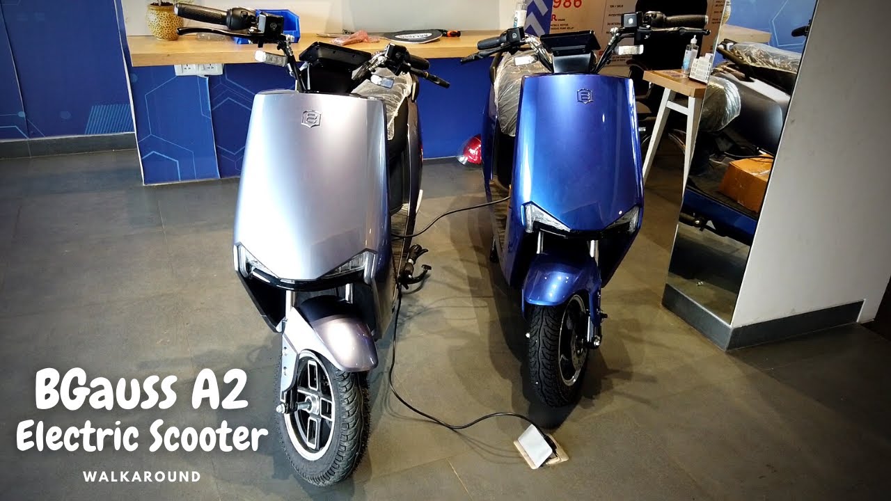 BGauss A2 - Budget Electric Scooter Walkaround | New BGauss A2 | The ...