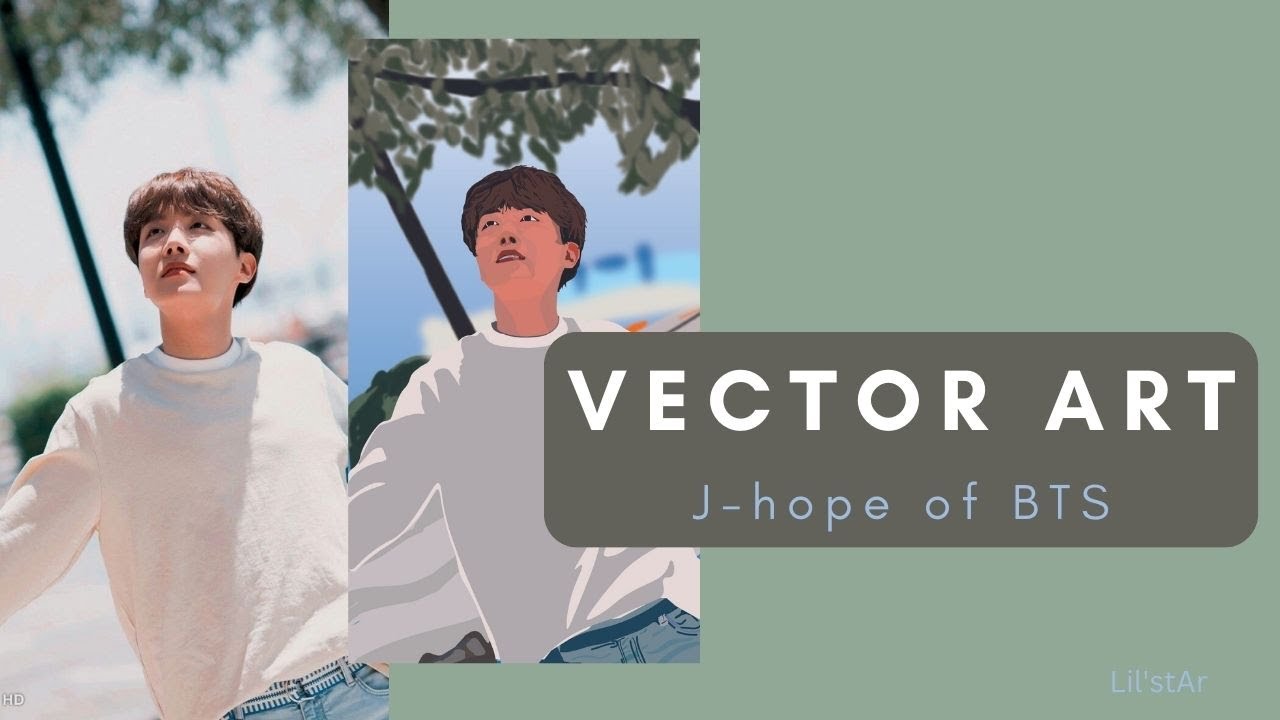 Vector illustration of J- Hope of BTS - YouTube