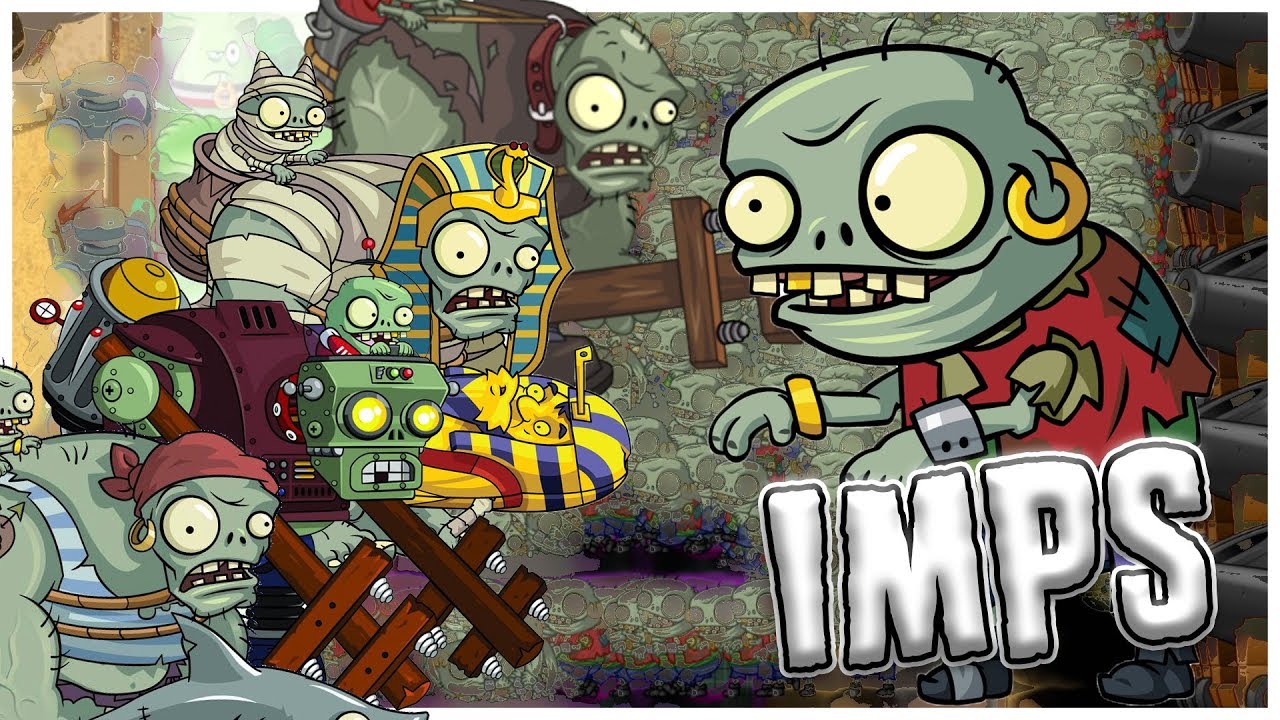 Plants vs Zombies 2 Epic MOD - The Super Strong Imp Pirate vs ...