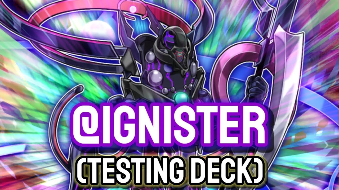 YGOPRO - @ignister | Testing Deck - YouTube