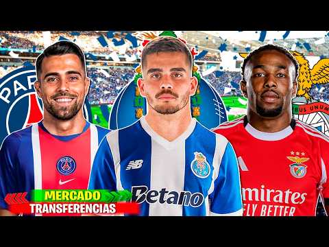 10 TRANSFERENCIAS CONFIRMADAS | RUMORES 26/27! André Silva Porto, Adama Traoré Benfica, D.Costa Psg
