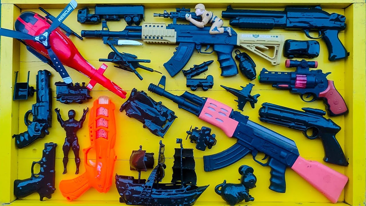 Cleans Box Weapon 03 Airsoft GUN,Nerf Assault Machine,AK 47,Awm Sniper ...