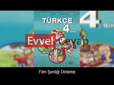 Film Şenliği Dinleme Metni Etkinlik Cevapları (4. Sınıf Türkçe)