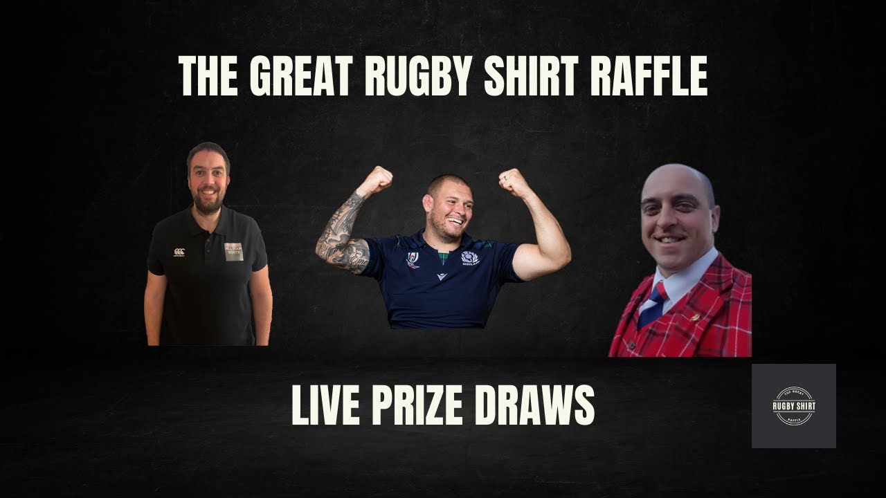 The Great Rugby Shirt Raffle - Live Draws - YouTube