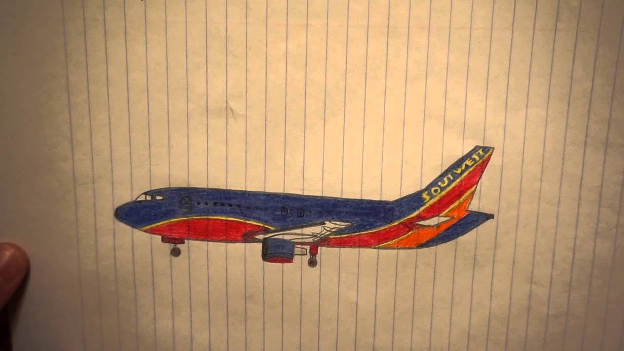 My Commercial Aircraft Drawings Part Two - YouTube