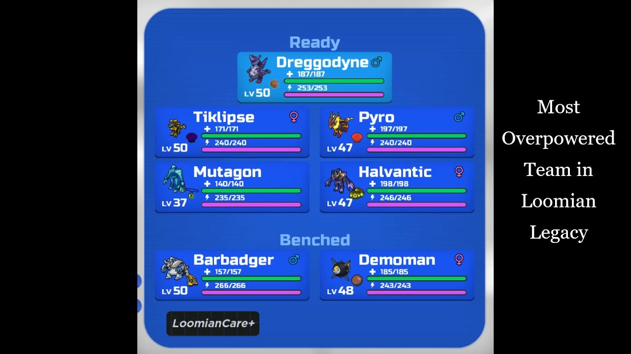 The Most Overpowered Team in Loomian Legacy - YouTube
