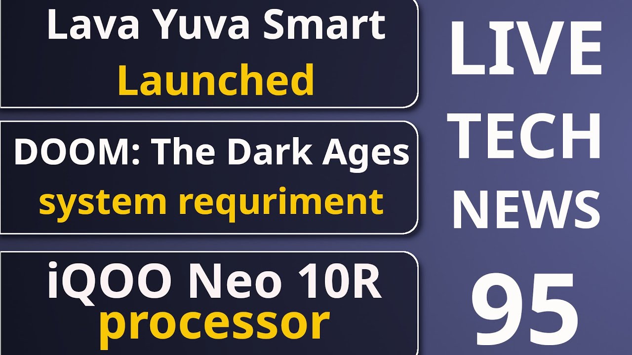 Live Tech News 95 Lava Yuva Smart launched - YouTube