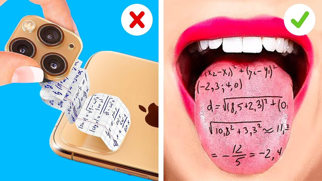 FUNNY DIY SCHOOL HACKS || How To Sneak Food By 123 GO!LIVE - YouTube